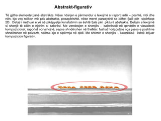 Elementet e analizës së një pikture (art figurativ) | PPT