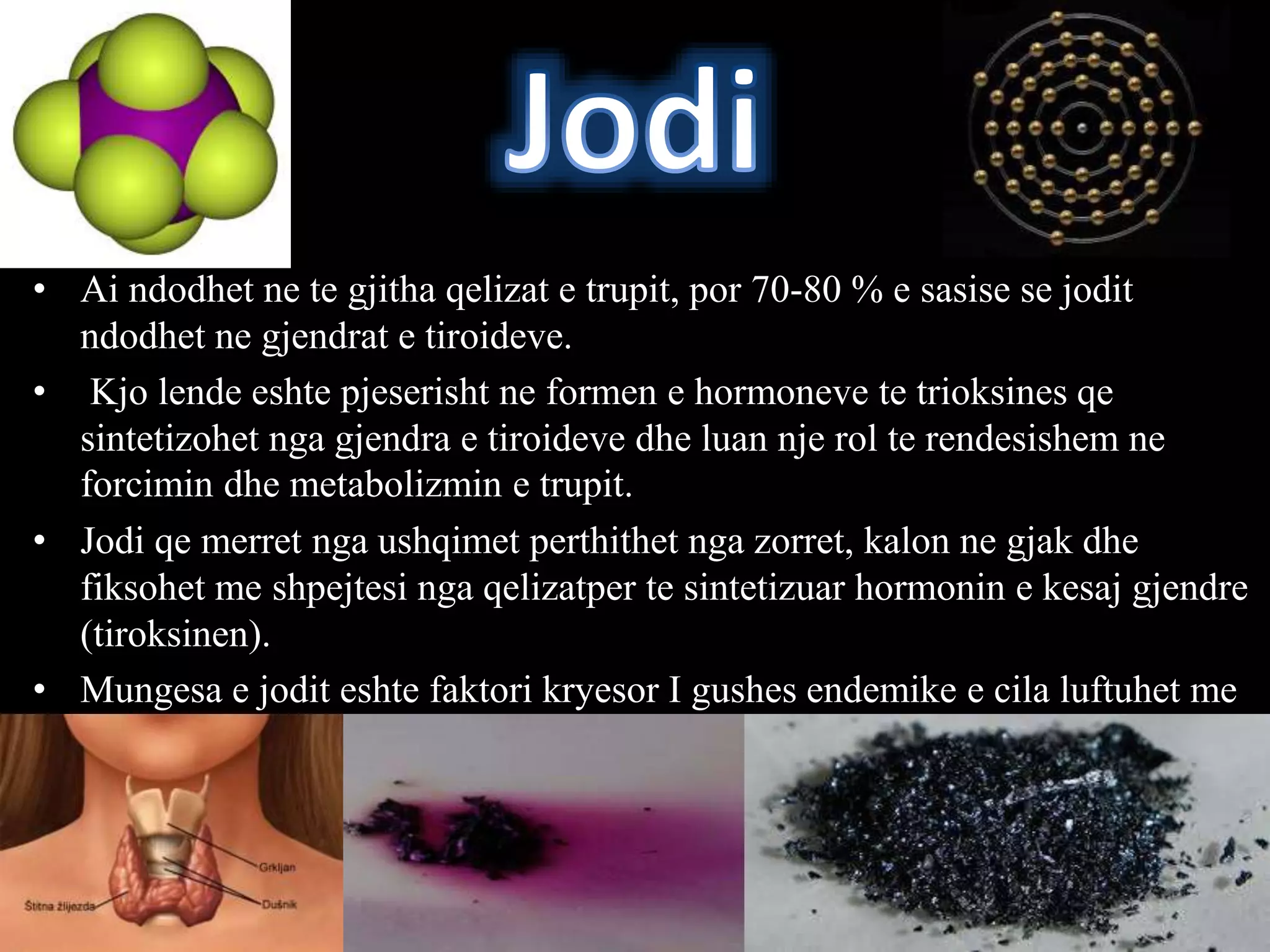 Elementet kimik ne trupin tone projekt kimi | PPTX