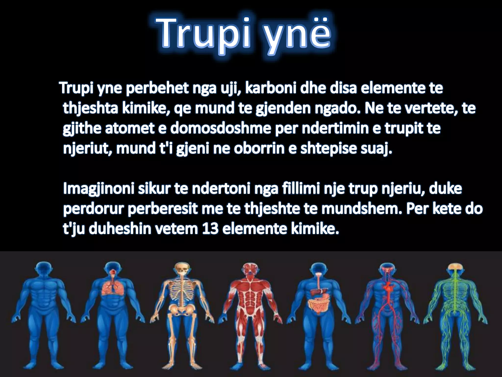 Elementet kimik ne trupin tone projekt kimi | PPTX