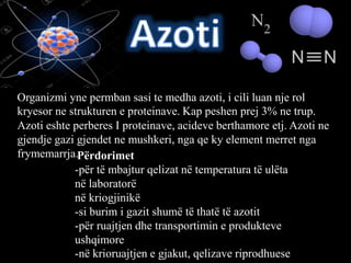 Elementet kimik ne trupin tone projekt kimi | PPTX
