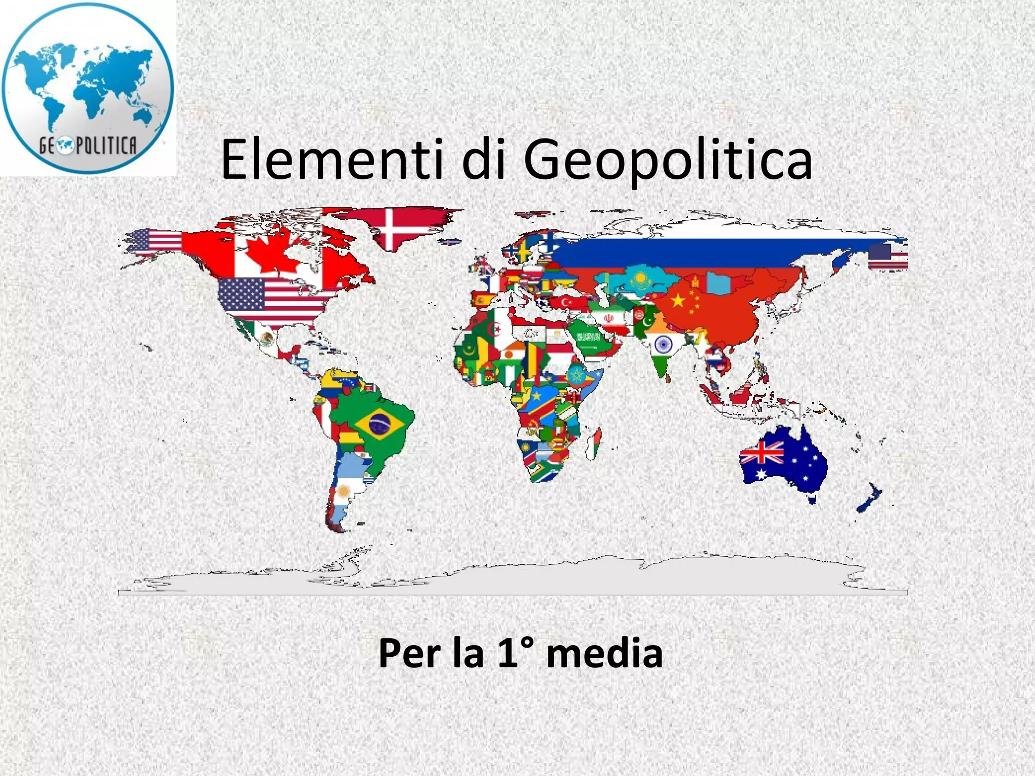 Elementi di Geopolitica | PPT