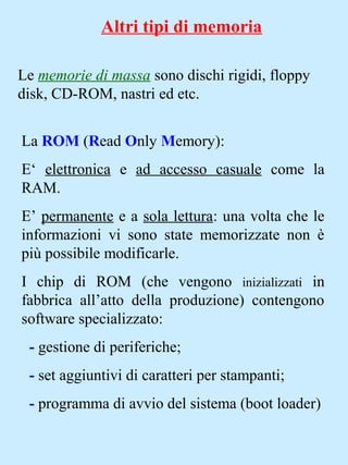 Elementidi informatica | PPT