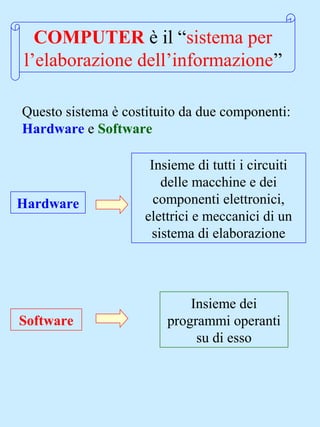 Elementidi informatica | PPT