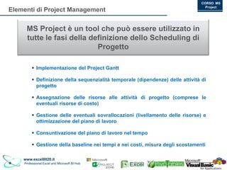 Elementi di project management.pdf | Computing | Technology & Computing