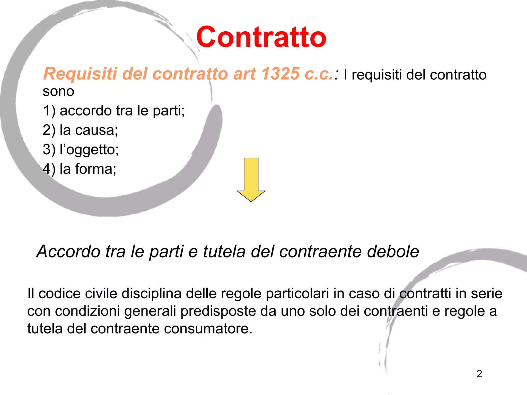 Elementi essenziali del contratto | PPT