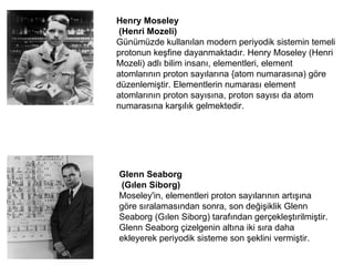 Elementlerin sınıflandırılmasının tarihsel gelişimi1 | PPT