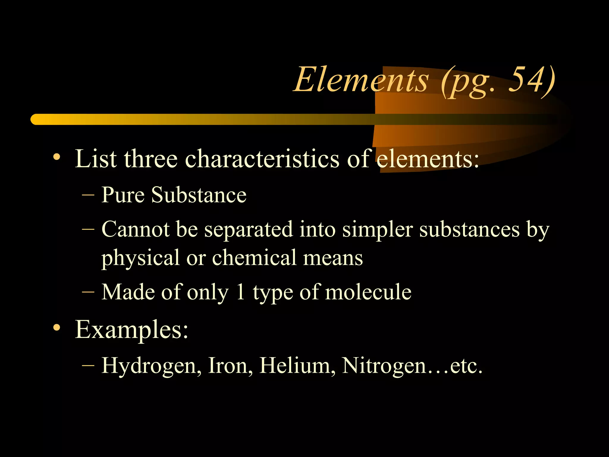 Element Notes | PPT