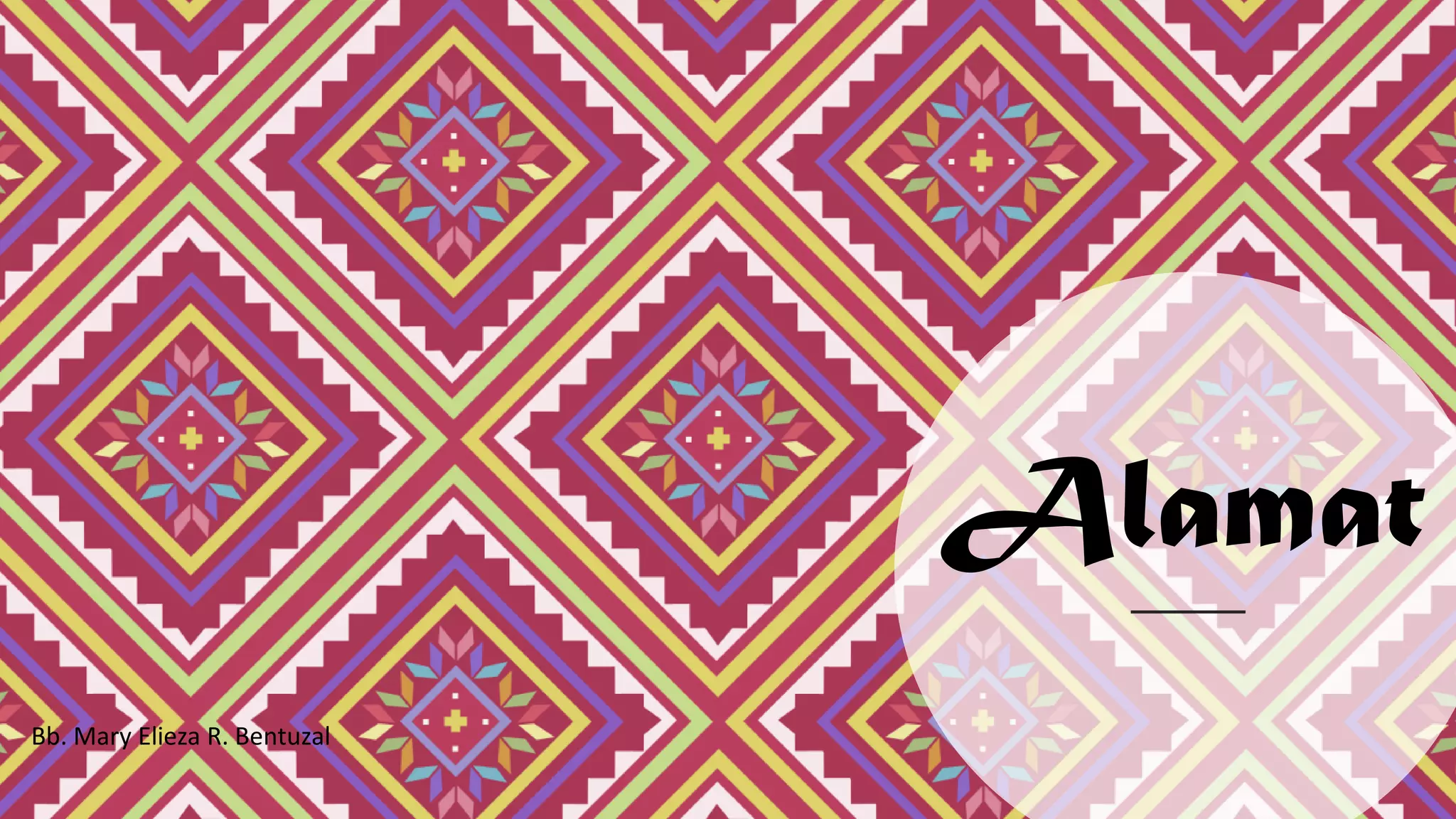 ELEMENTO NG ALAMAT | PDF