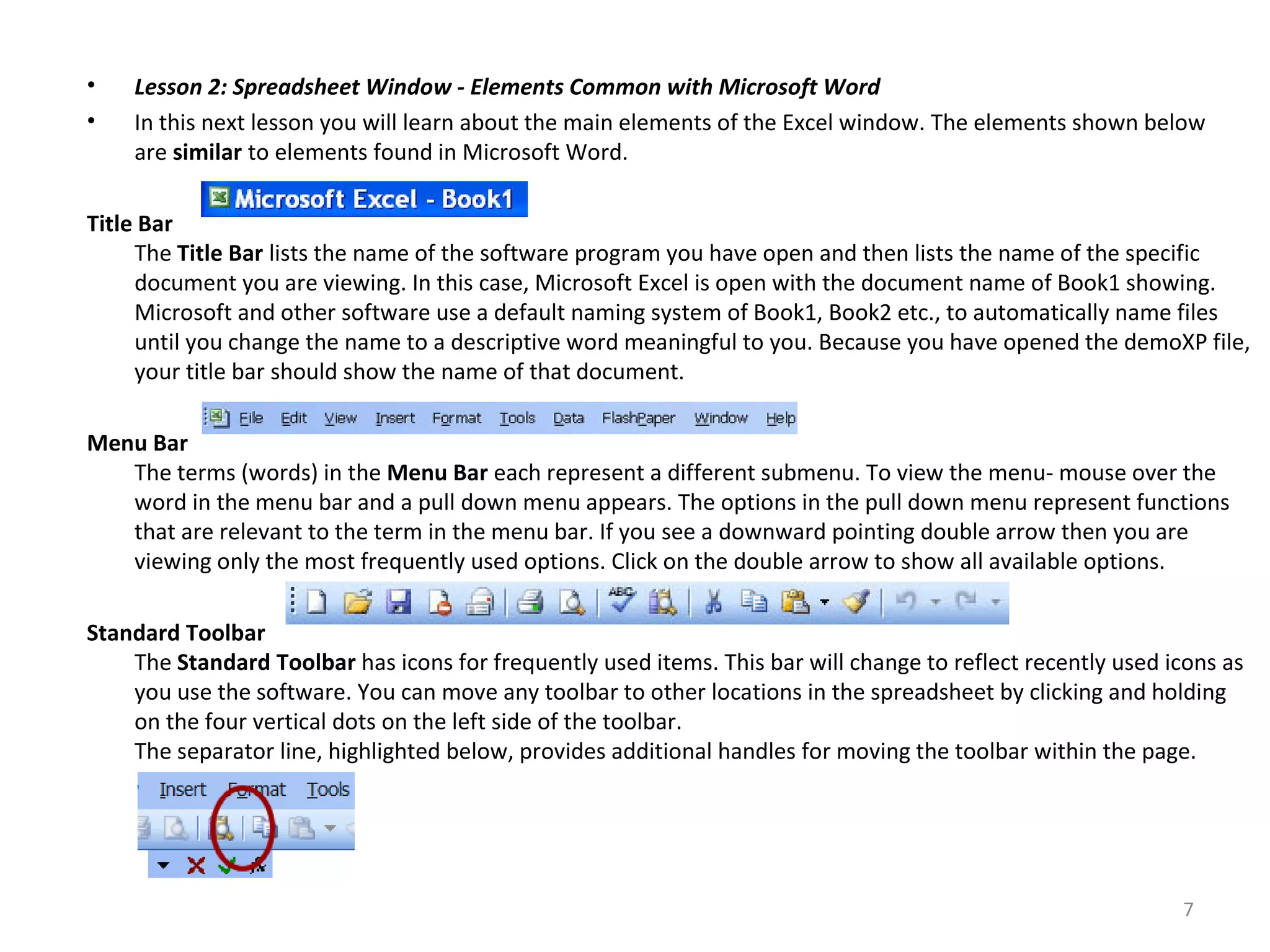 Element of an electronic speadsheet ms excel | PPT