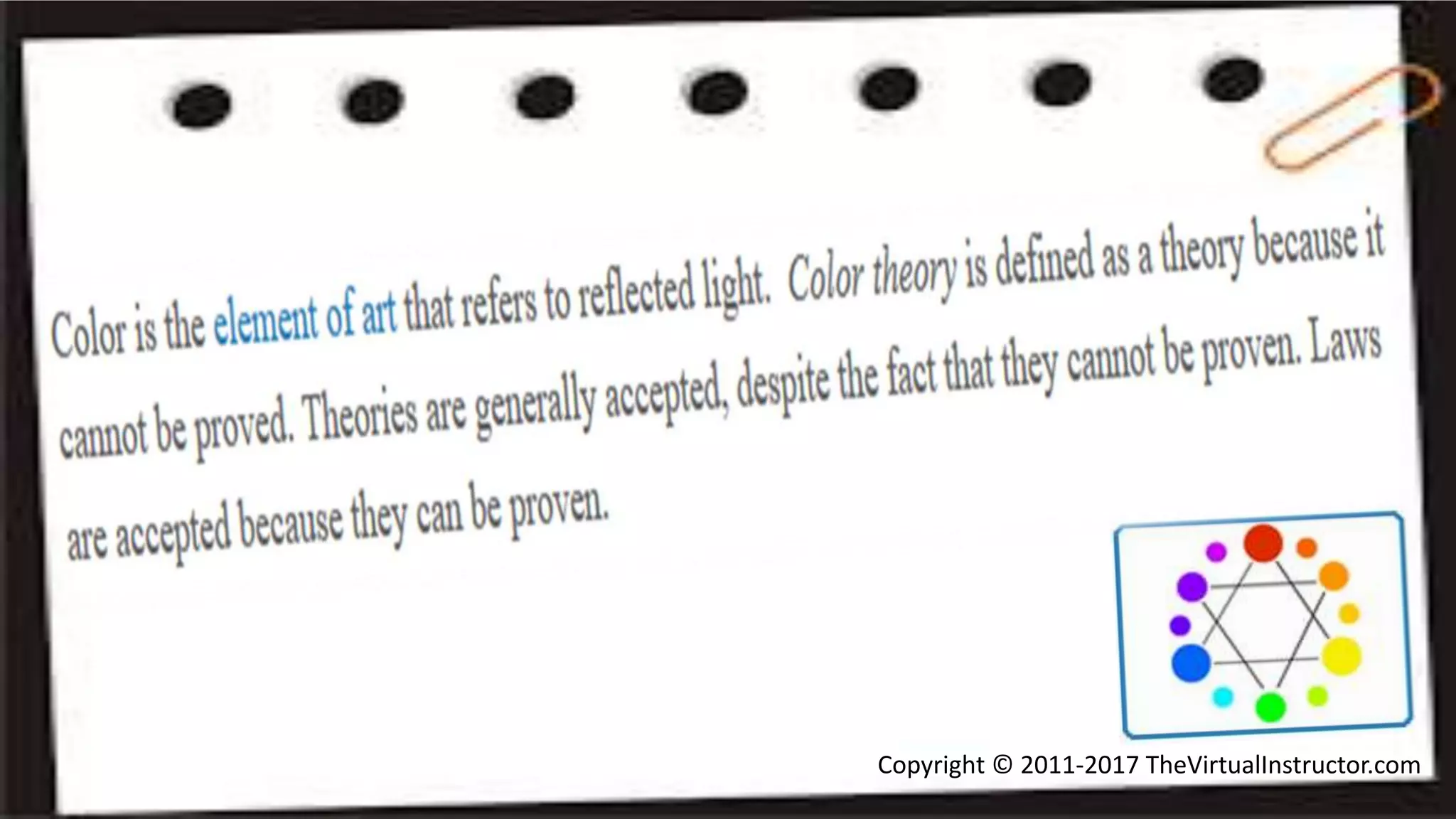 Elements of arts: COLOR | PPTX