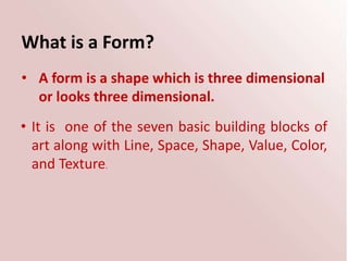 Elements Of Art Form Definition