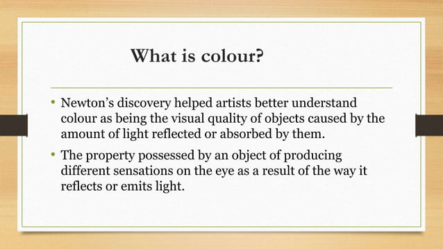 Element of art: colour | PPT