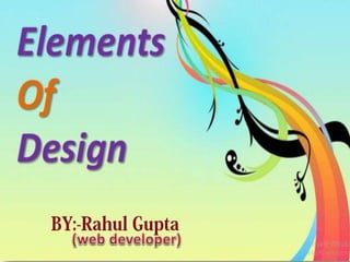 Element of design | PPTX