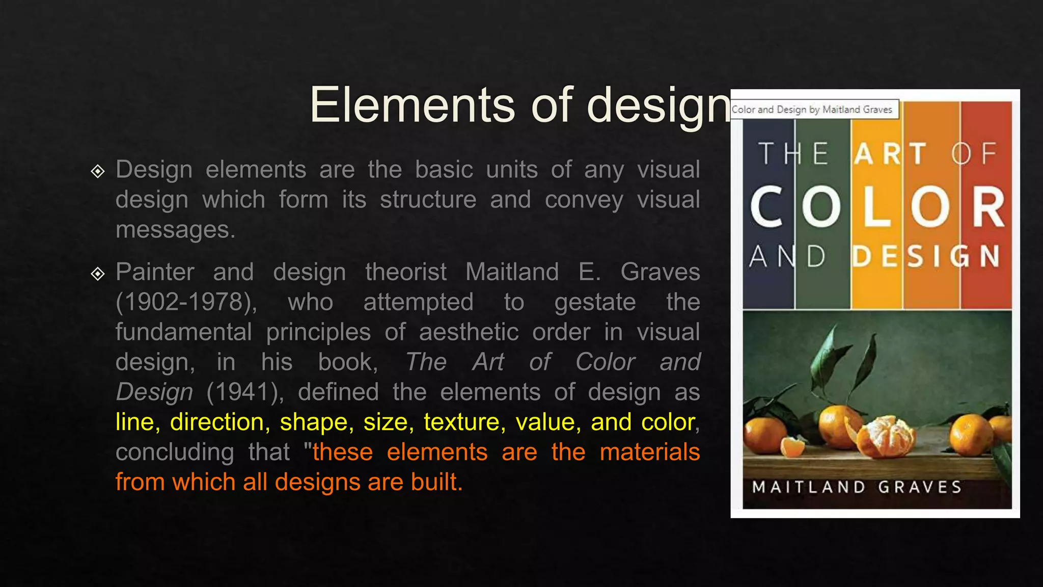 Element of design.pptx | Design | Fine Art