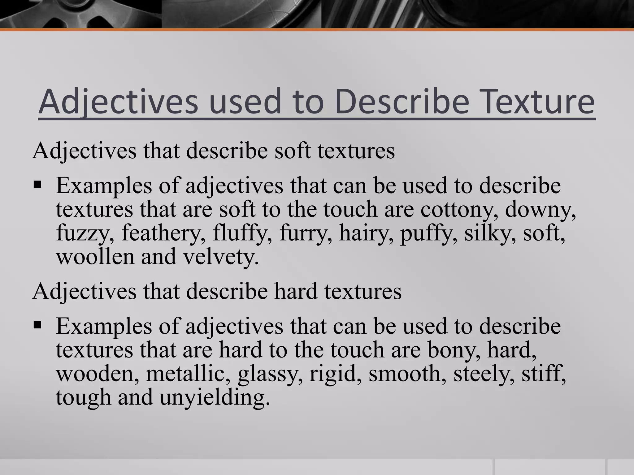 Element of design texture | PPTX