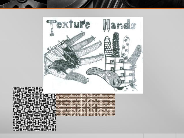 Element of design texture | PPTX