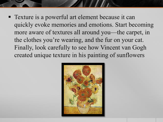 Element of design texture | PPTX