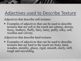 Element of design texture | PPTX