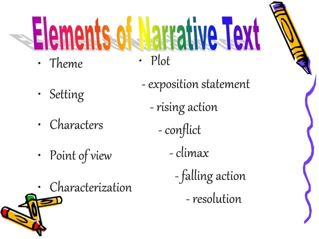 Element of Narrative.ppt | Fiction | Books and Literature