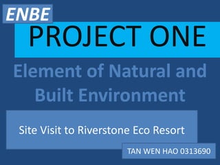 Element of natural and built environment power point | PPT