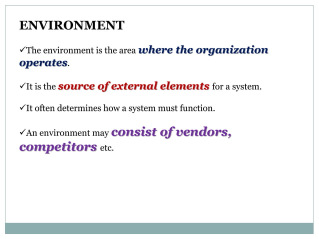 Element of system | PPTX