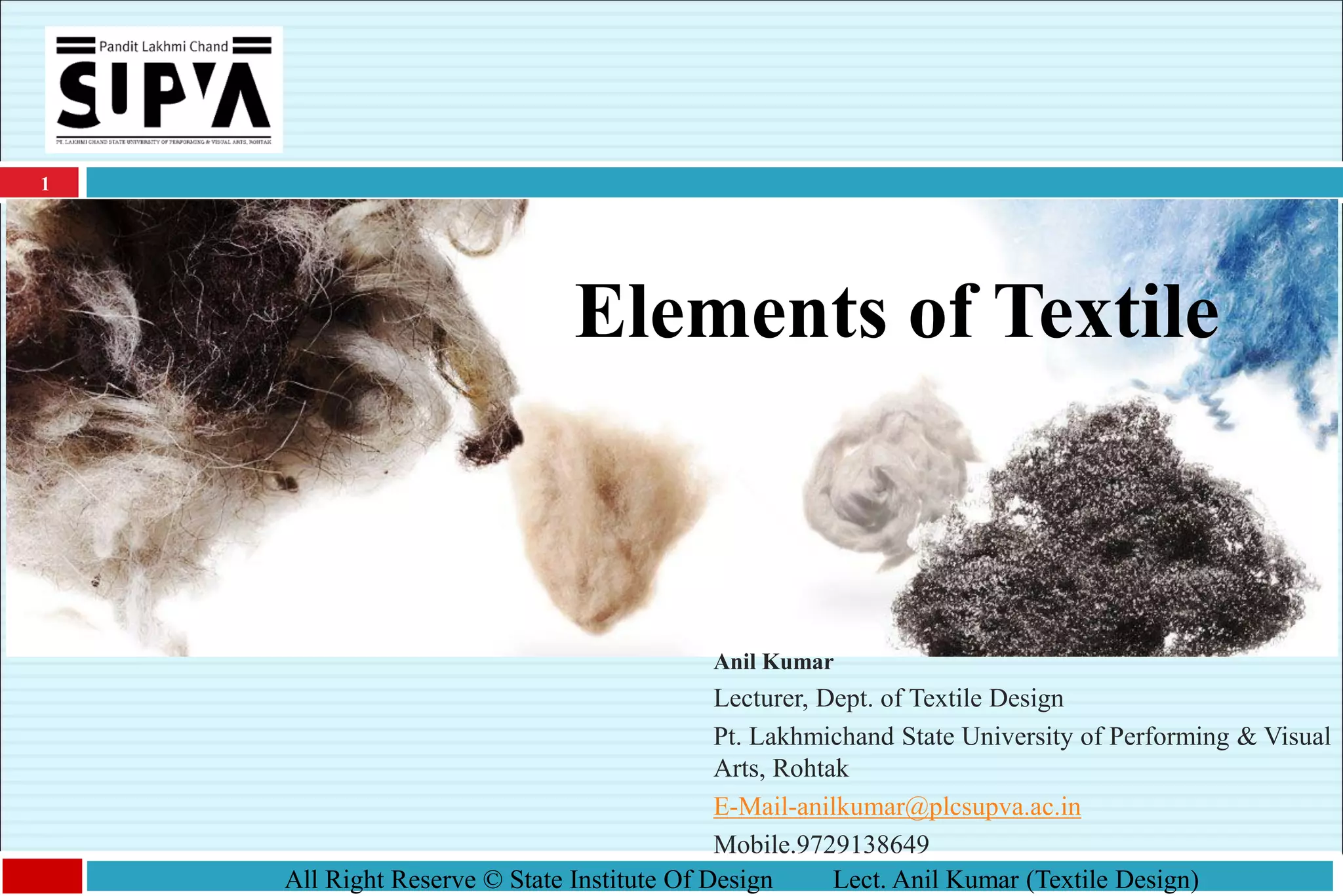 Element of Textile I Handloom I Parts of Looms & Accessories I Basic ...