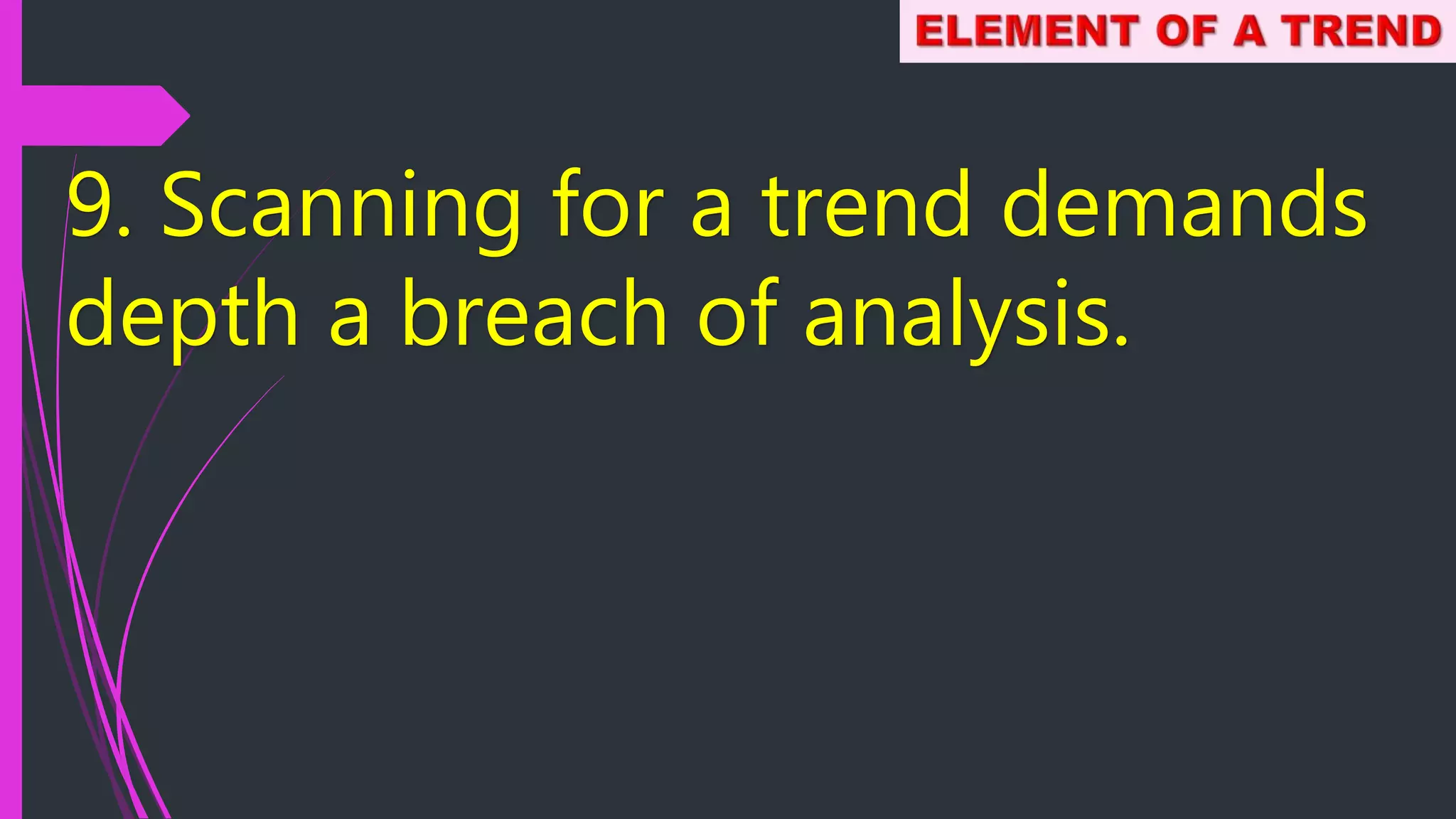 Element of trends (lesson 2) | PPTX