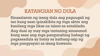 ELEMENTO, KATANGIAN, AT BAHAGI NG DULA.pptx