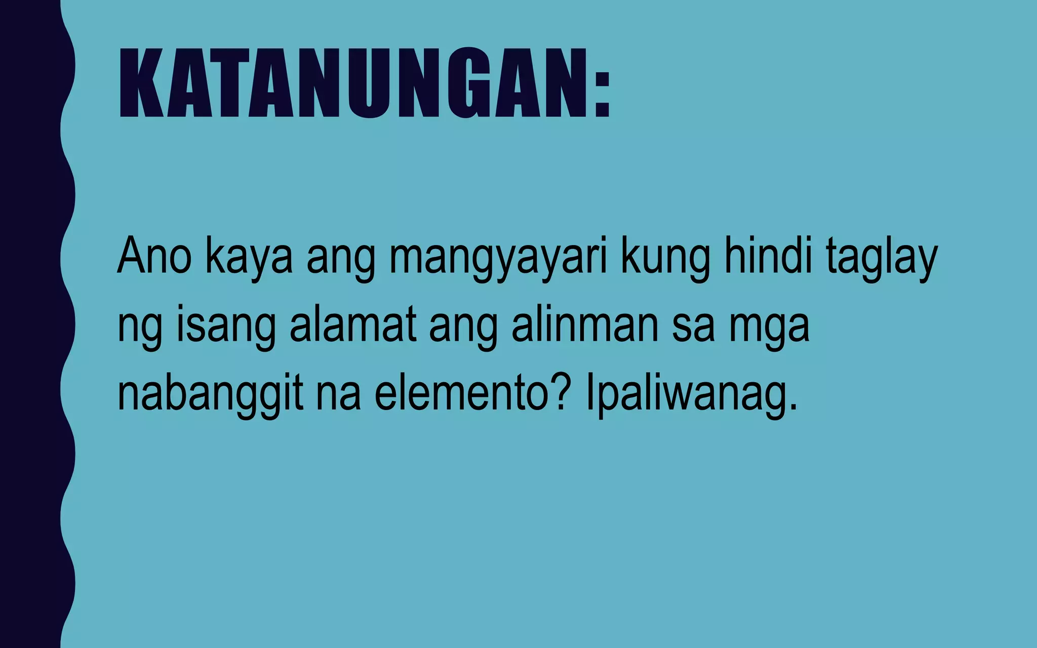 Filipino 8 Elemento ng Alamat | PPTX