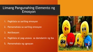 Elemento ng emosyon | PPT