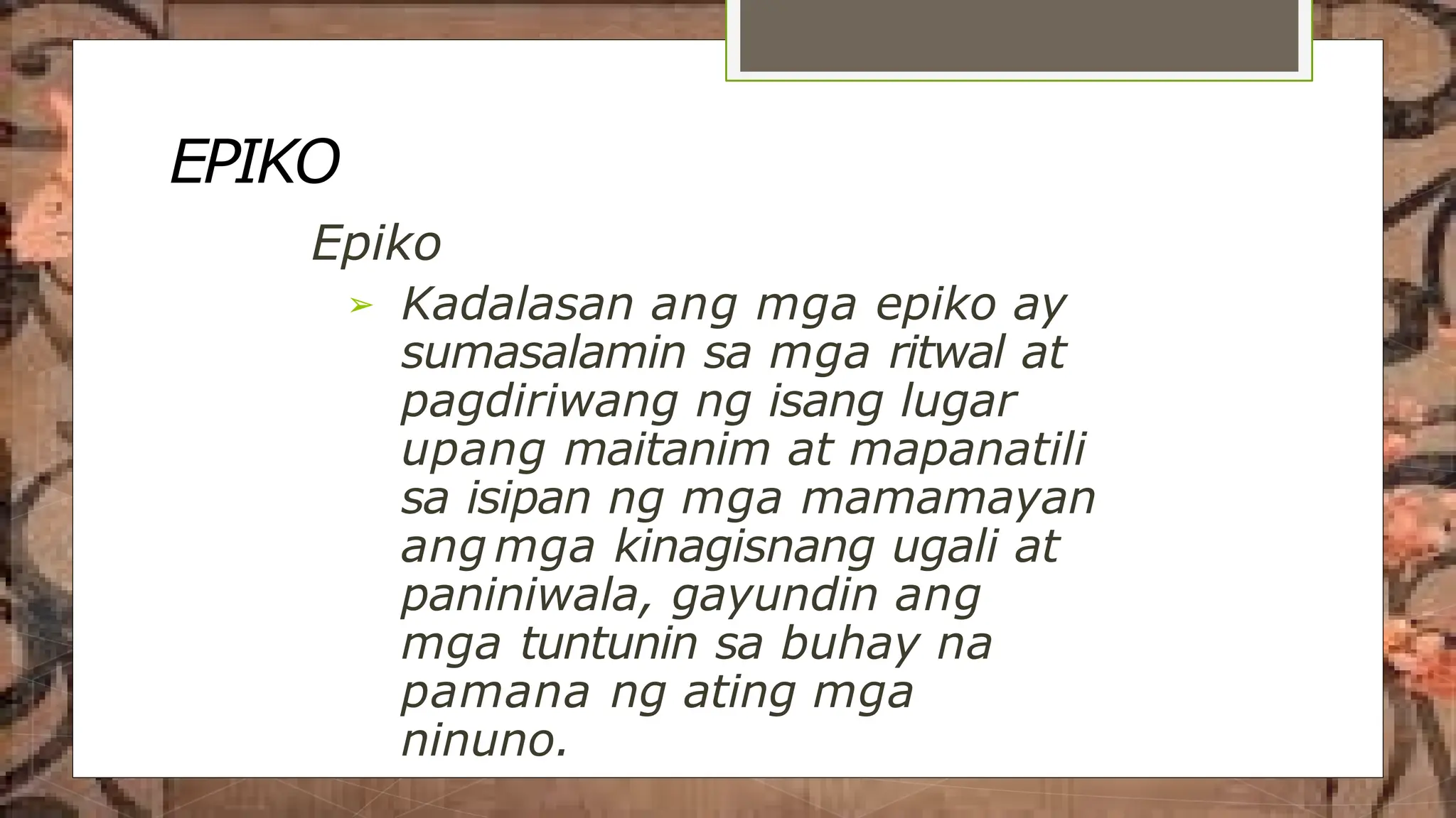 elemento ng epiko para sa junior high.pptx