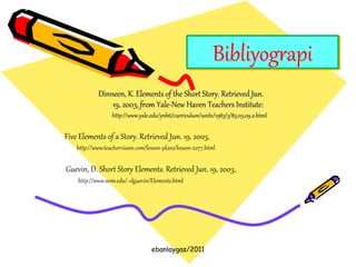 Elemento ng maikling kuwento | PPT