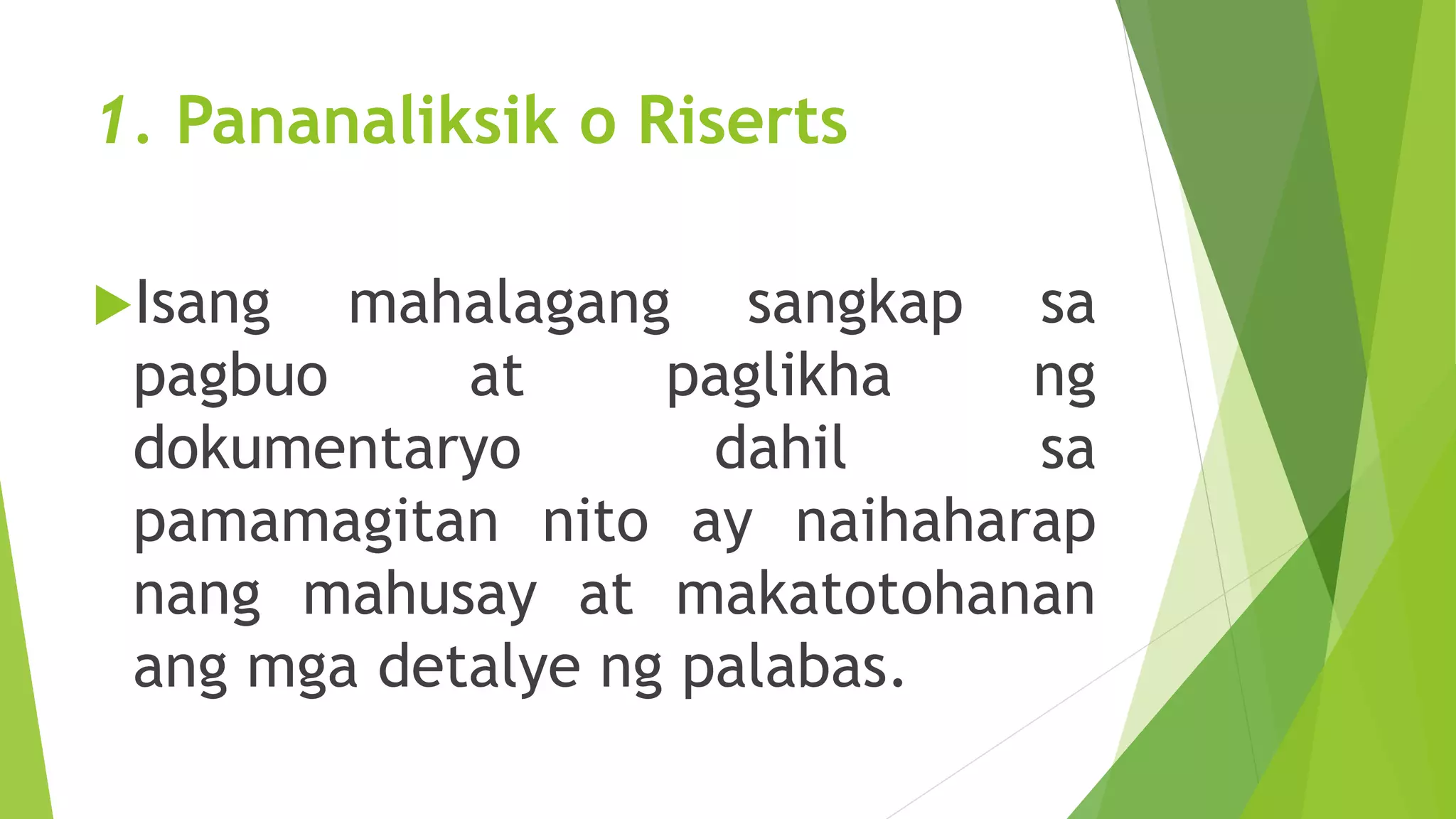 Elemento ng pelikula | PPTX