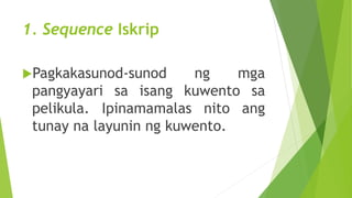 Elemento ng pelikula | PPTX