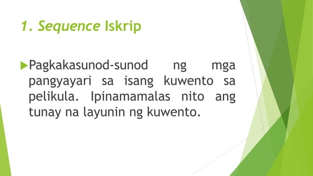 Elemento ng pelikula | PPTX