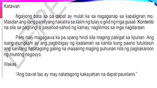 Elemento ng Sanaysay at ang kahalagahan nito | PPTX
