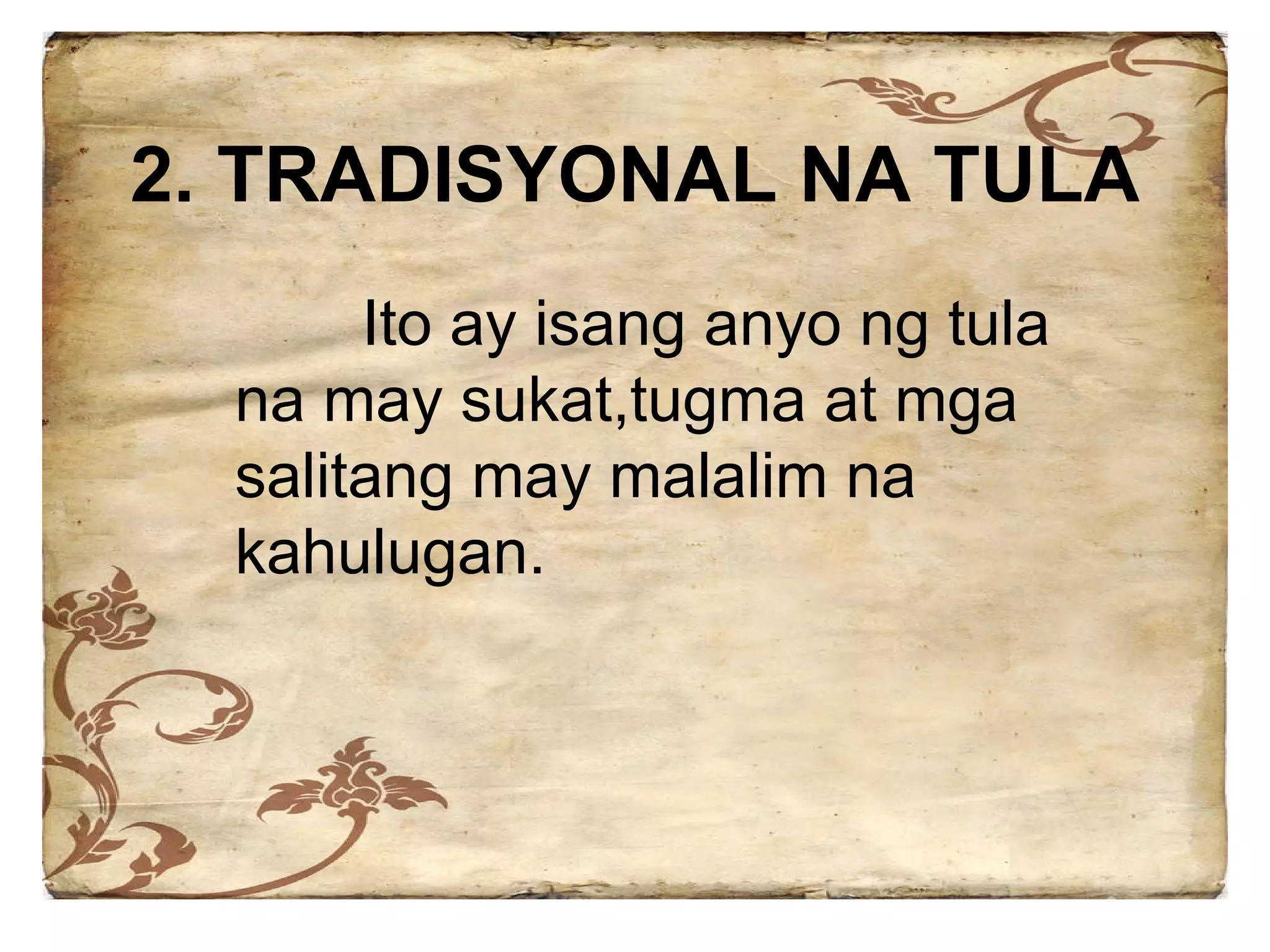 Elemento ng tula | PPT
