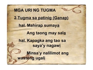Elemento ng tula | PPT