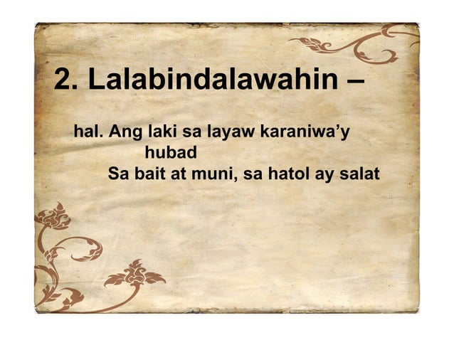 Elemento ng tula | PPT