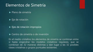 Elementos de-simetría | PPTX