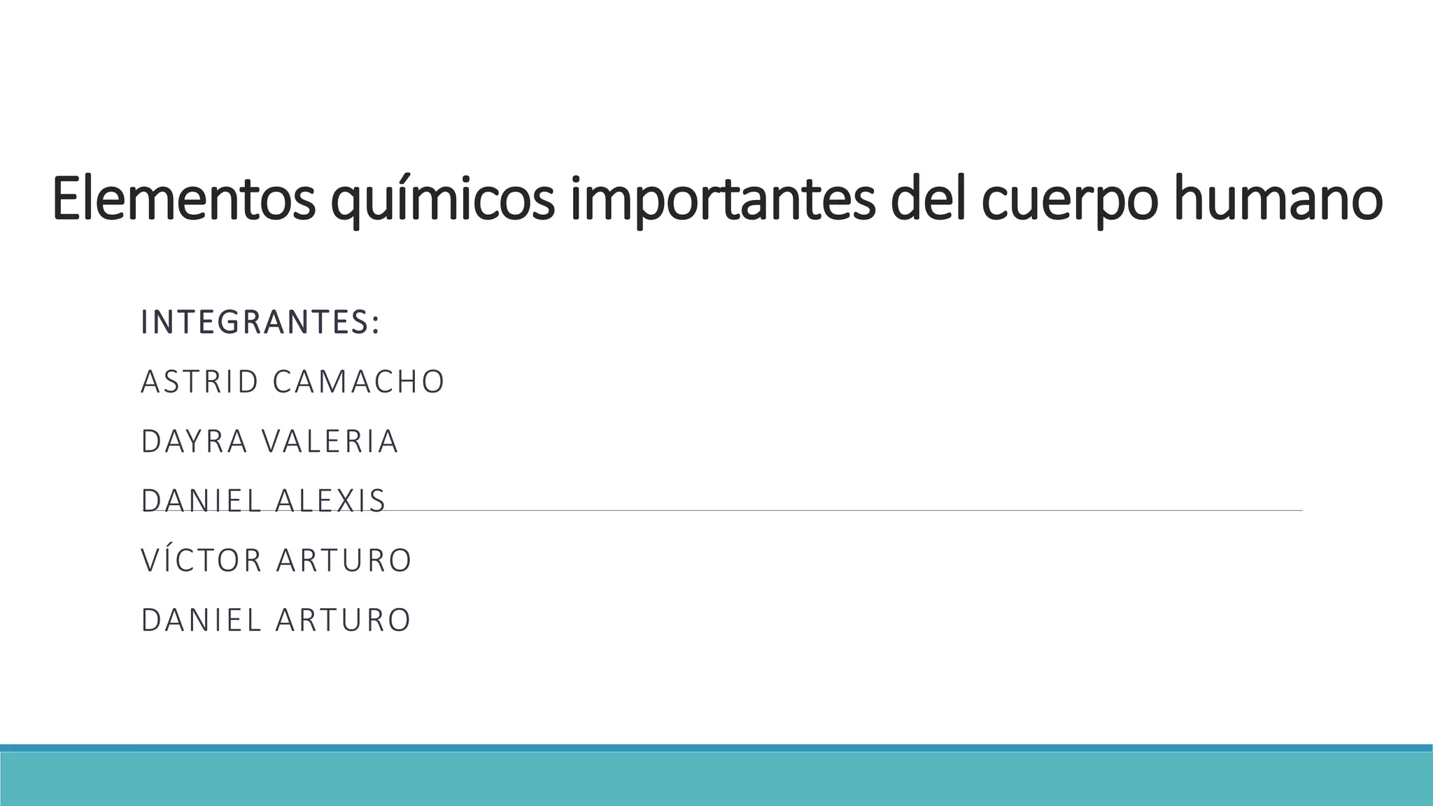 Elementos químicos-importantes-del-cuerpo-humano | PPTX