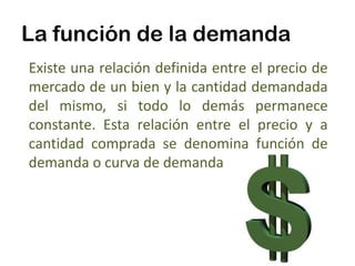 Elementos basicos de oferta y demanda | PPTX