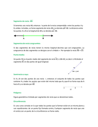 Elementos básicos de geometría y relaciones. | DOCX