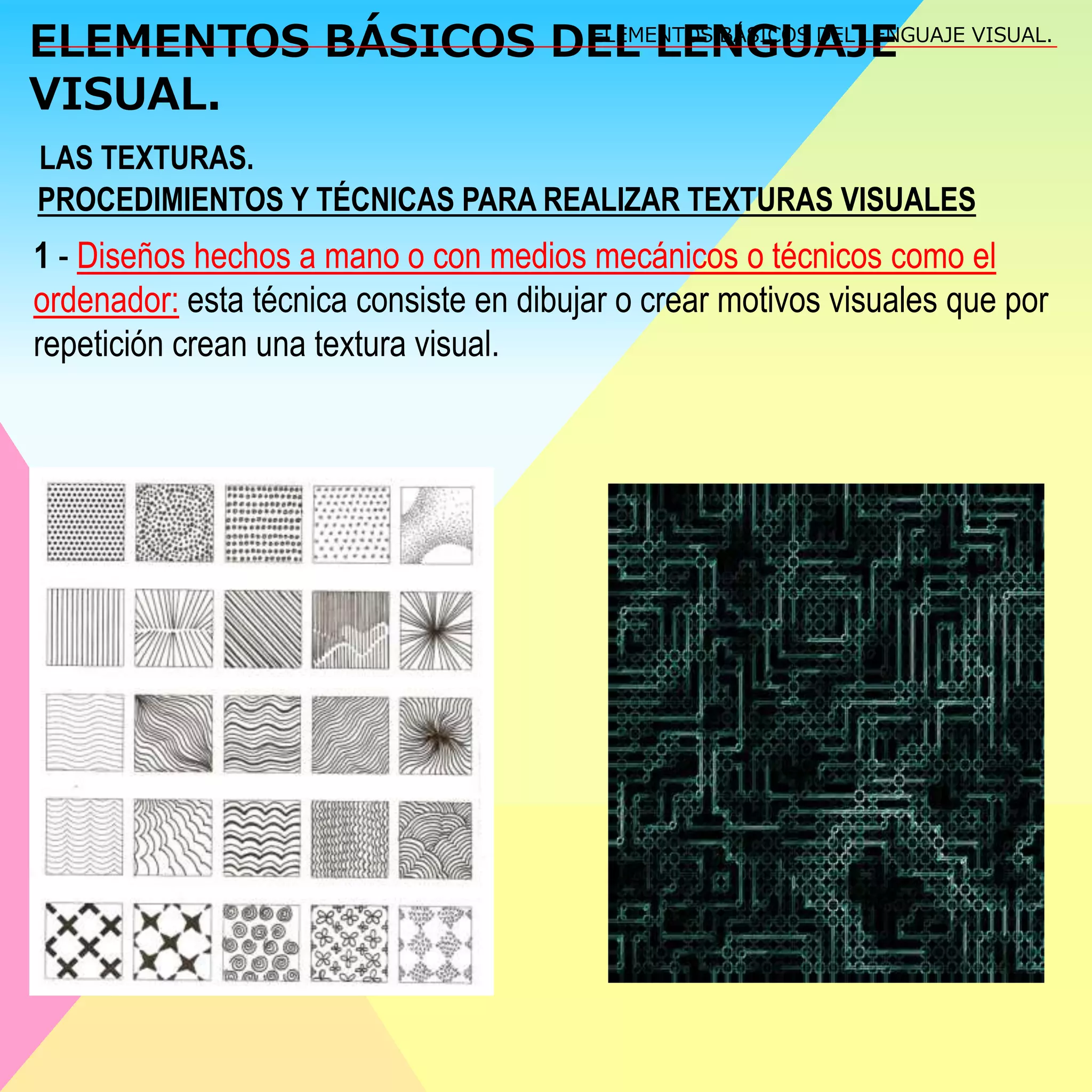 Elementos básicos del lenguaje visual EPVA | PDF