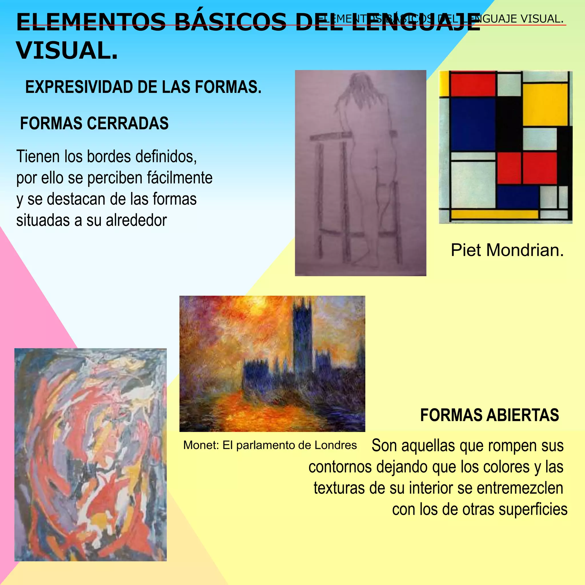 Elementos básicos del lenguaje visual EPVA | PPTX