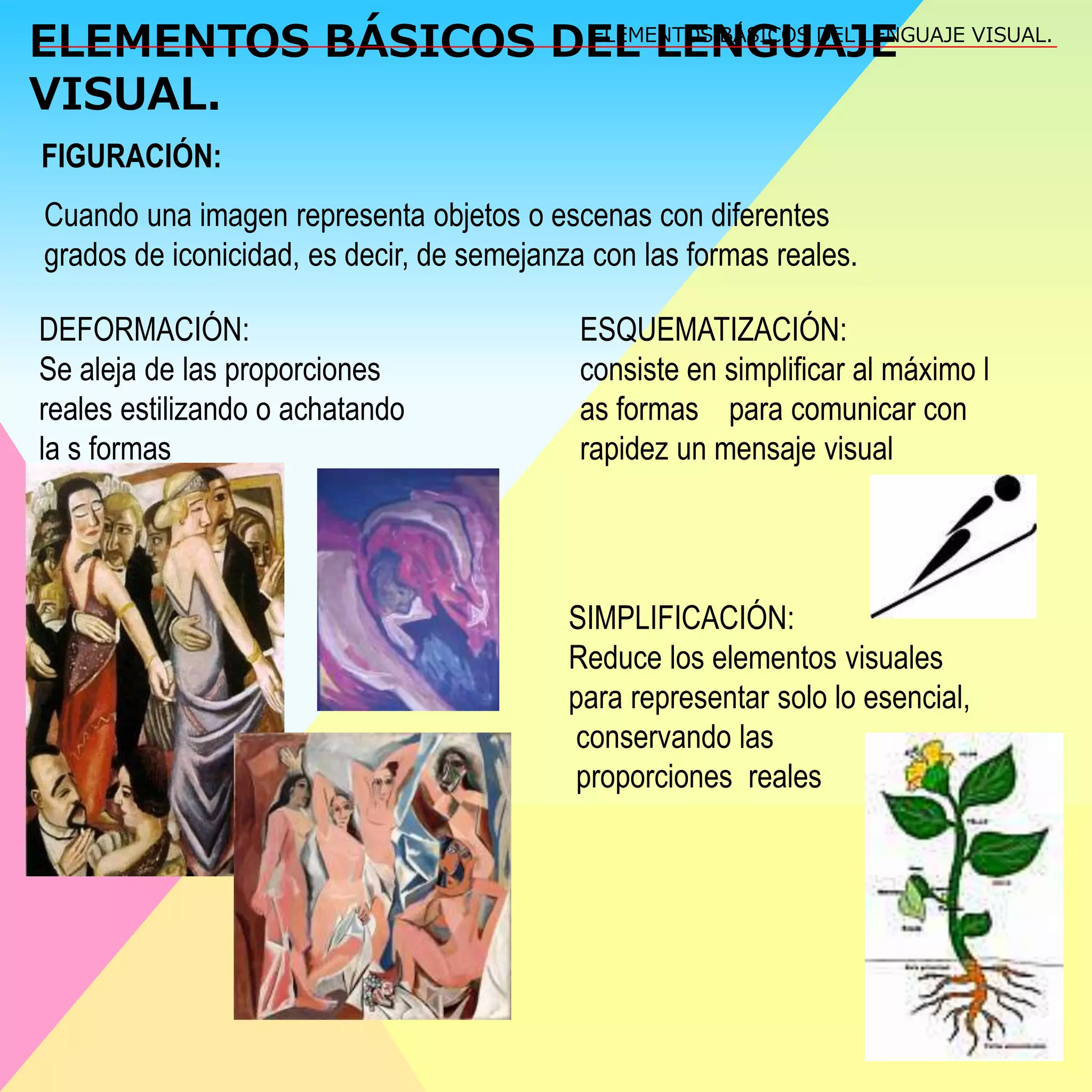 Elementos básicos del lenguaje visual EPVA | PDF