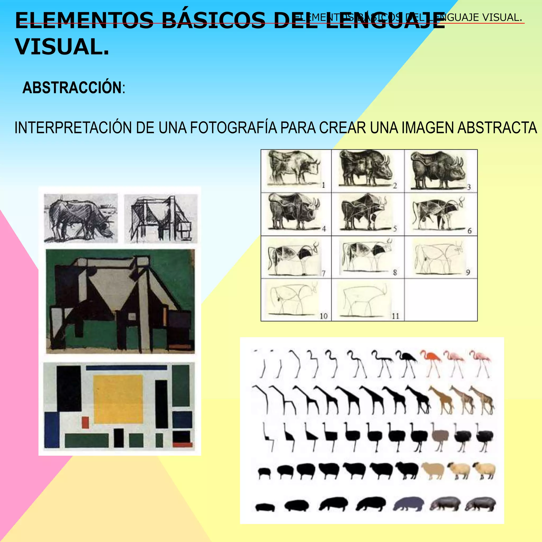 Elementos básicos del lenguaje visual EPVA | PPTX
