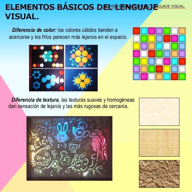 ELEMENTOS BASICOS DEL LENGUAJE VISUAL