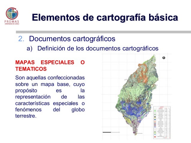 Elementos cartografía base