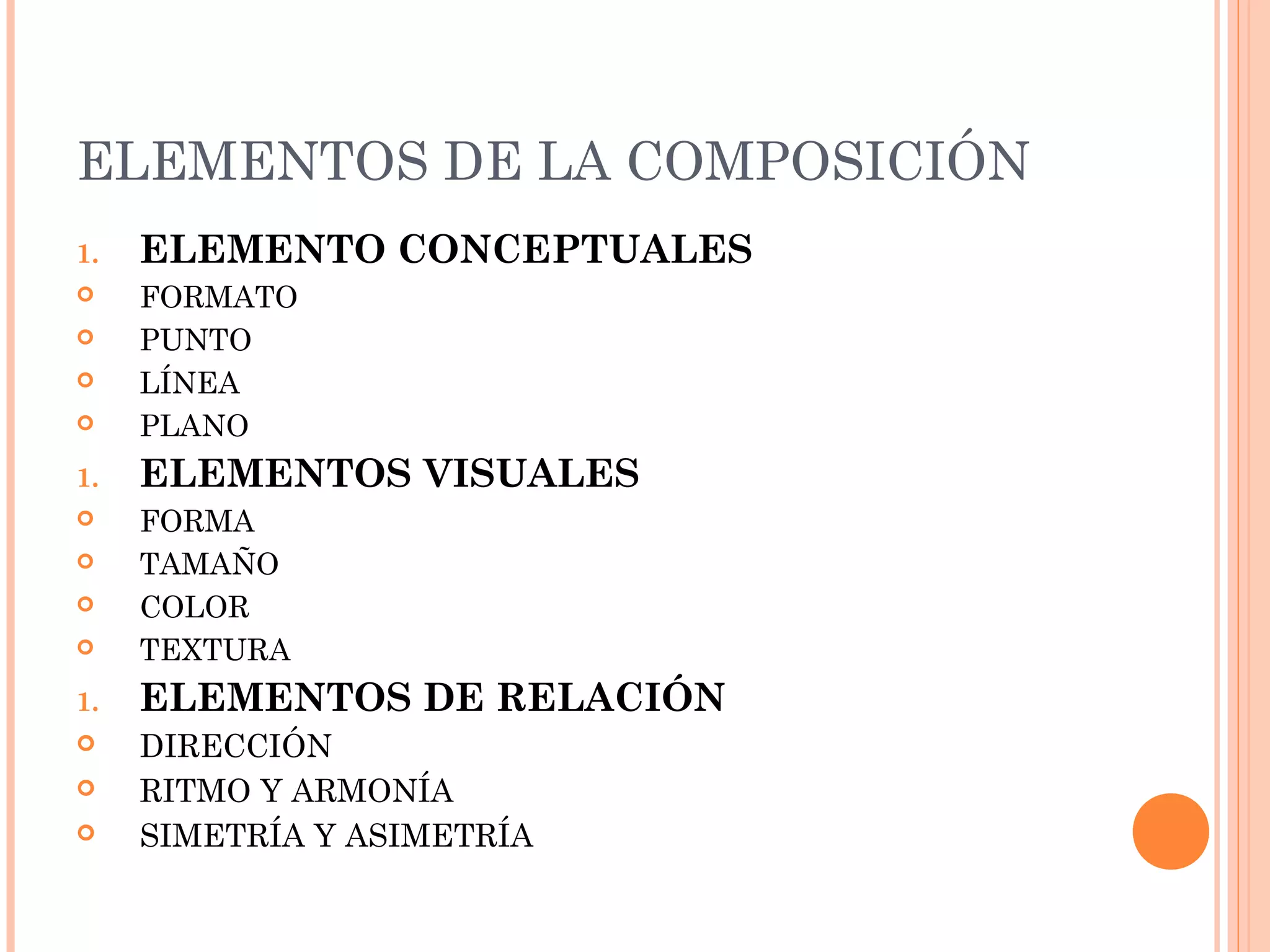 Elementos compositivos que intervienen en la obra gráfica | PPT